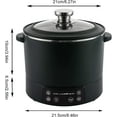 Miumaeov Electric Hot Pot with Smart Lifting Steamer for cooking 3L ...