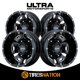 17" Black With Natural Accents Hunter Dually 003 Wheel by Ultra Wheel ...