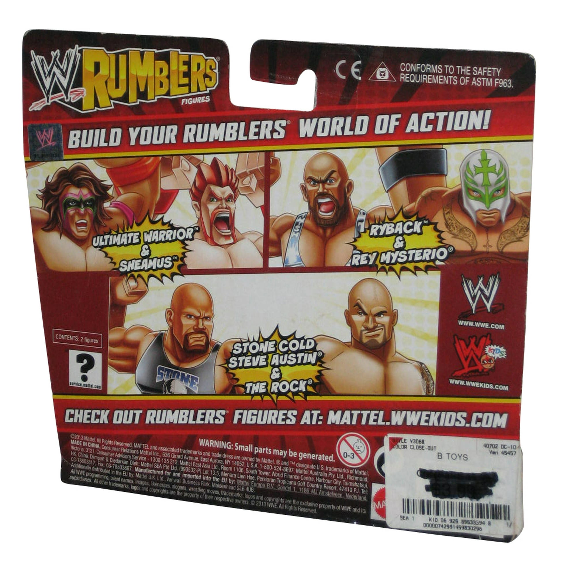 Wwe Rumblers New Packs