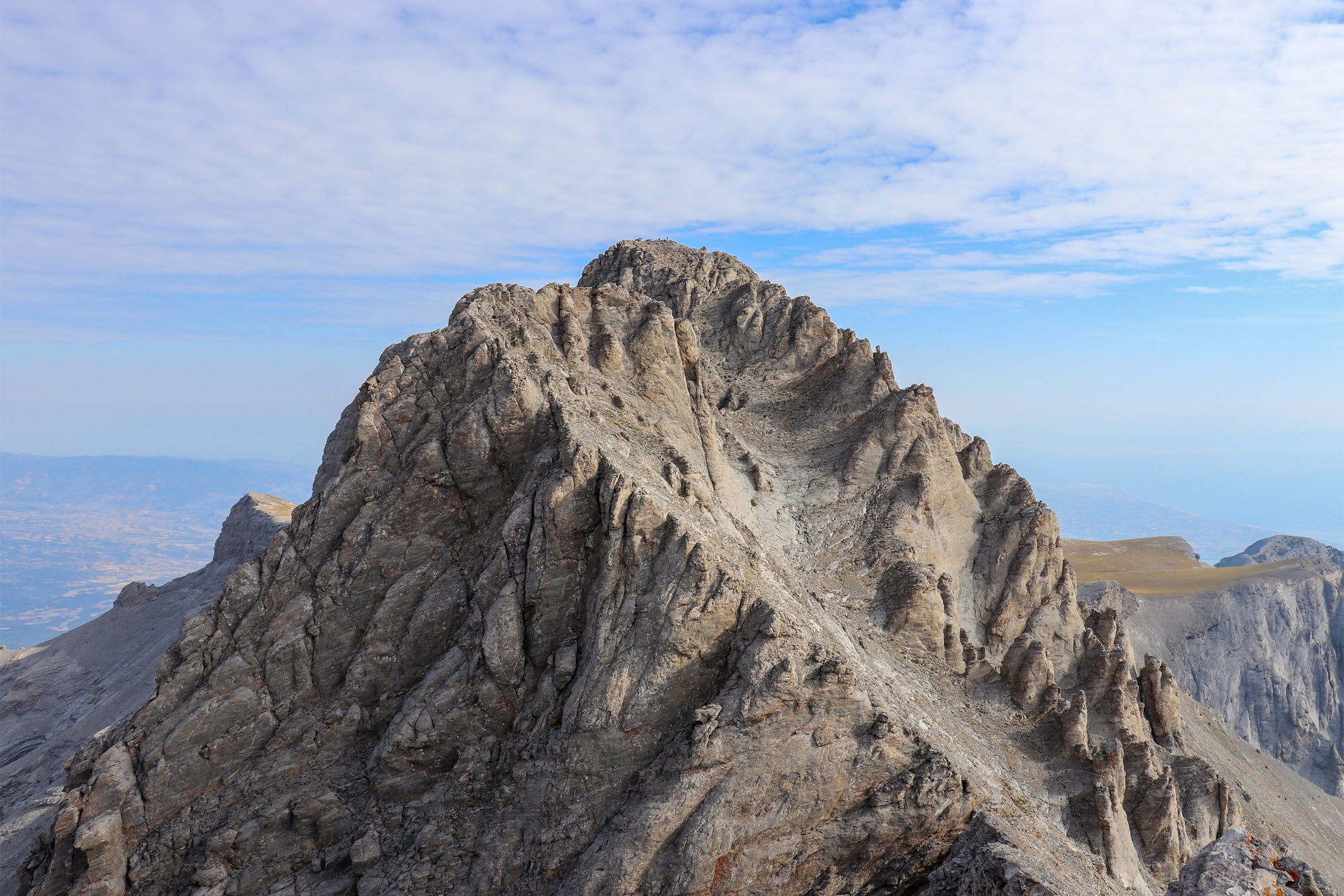 24x36 gallery poster, Mytikas the highest peak of Mount Olympus ...
