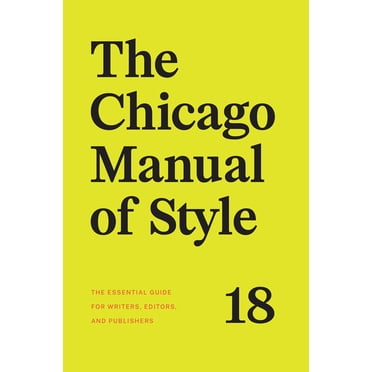 The Chicago Manual of Style, 17th Edition (Edition 17) (Hardcover ...