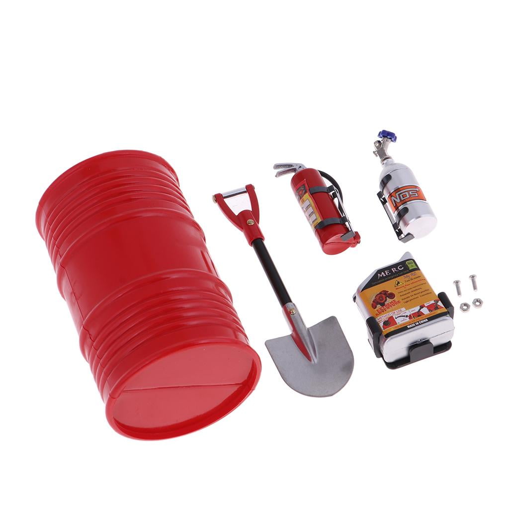 1/10 Escala Extintor De Incendios Botella De Nitrógeno Depósito De Y ...