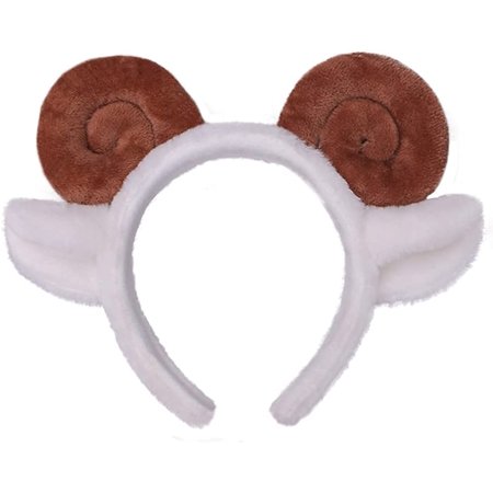 HTAIGUO Sheep Headband, Sheep Costume, Sheep Ears Headband with Horns ...