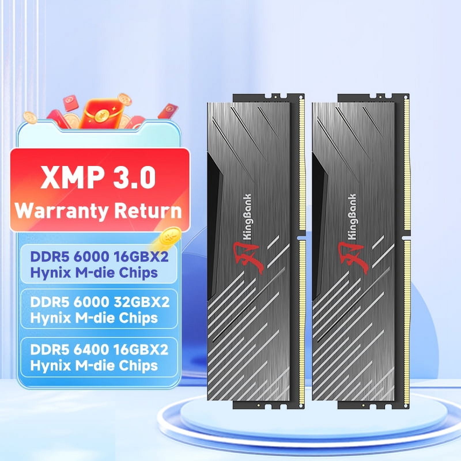 Click here for Yanyue Kingbank Ddr5 16gbx2 32gbx2 6000 Mhz 6400 M... prices