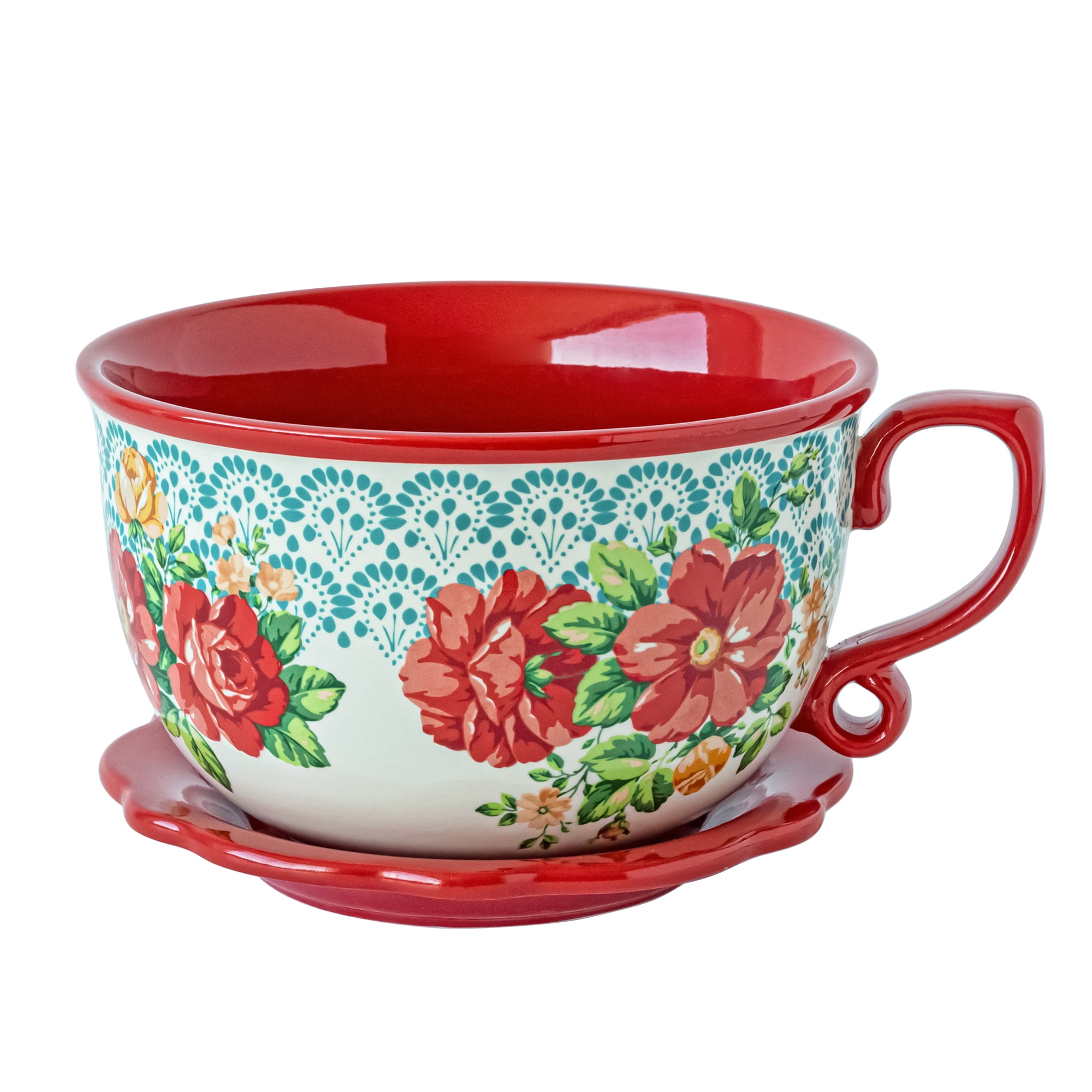 Indoor Planters Home & Living Succulent Pot Set of Vintage Tea Cup ...