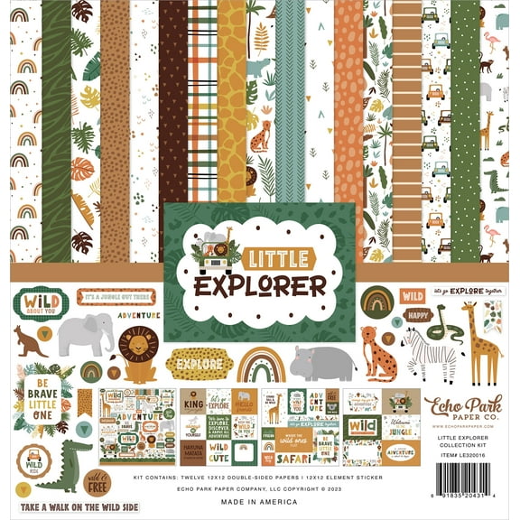 Echo Park Collection Kit 12"X12"-Back To School - Walmart.com