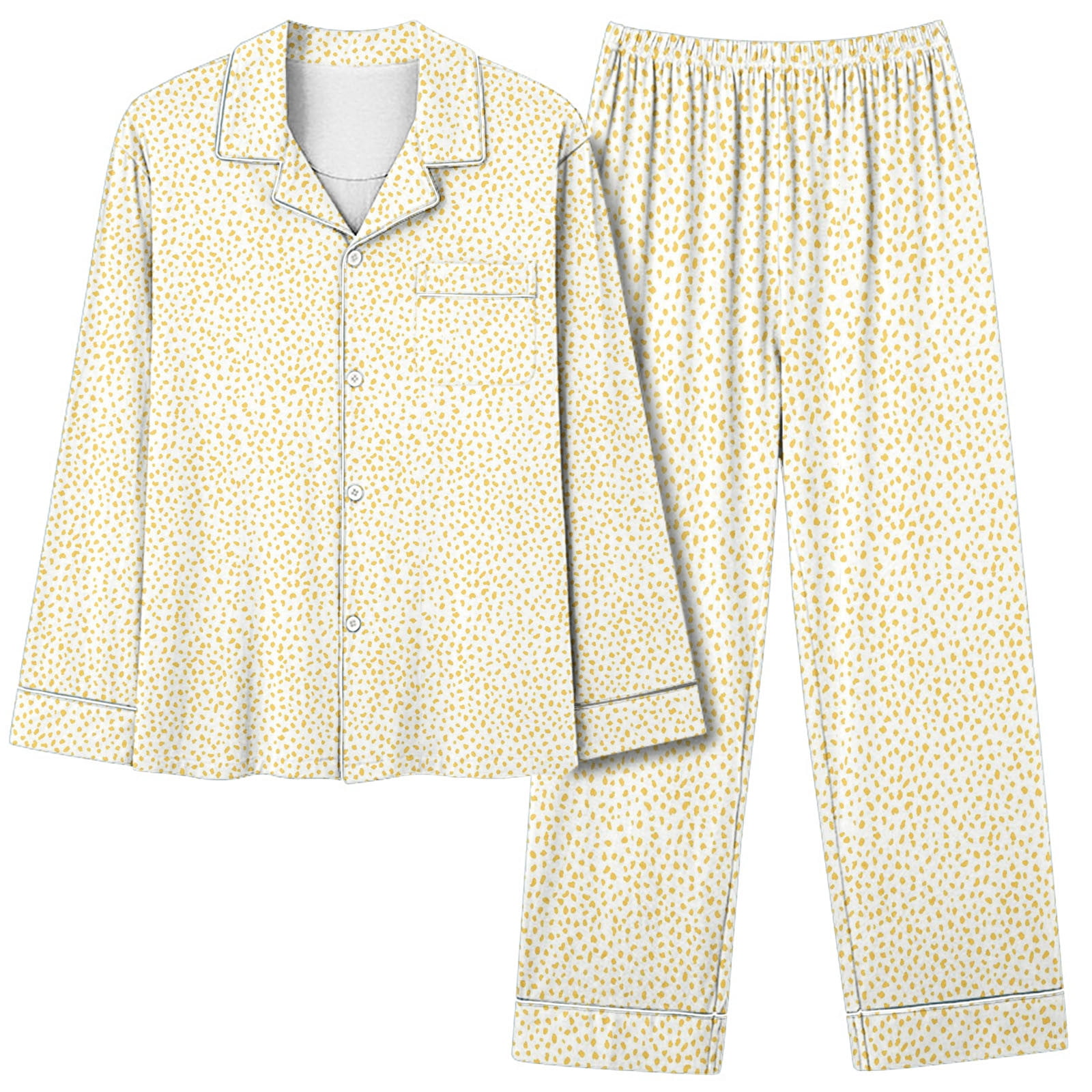 Click here for Faiwad 2 Piece Print Pajama Set For Women Long Sle... prices