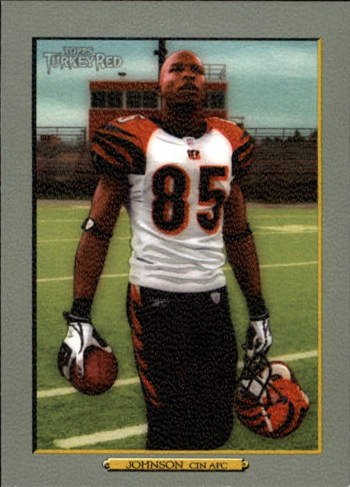 2006 Topps Turkey Red #111A Chad Johnson (press box in background) NFL ...