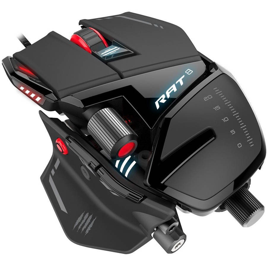 Mad Catz RAT 8 Wired Optical Mouse Walmart Mad Catz RAT 8 Wired Optical Mouse Walmart
