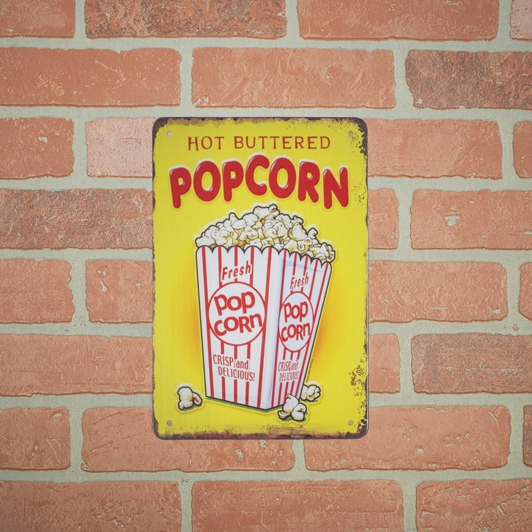 Vintage Popcorn Sign