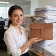 1Pc Clearance Sale! Cloth Felt File Folder, Letter Size Document ...