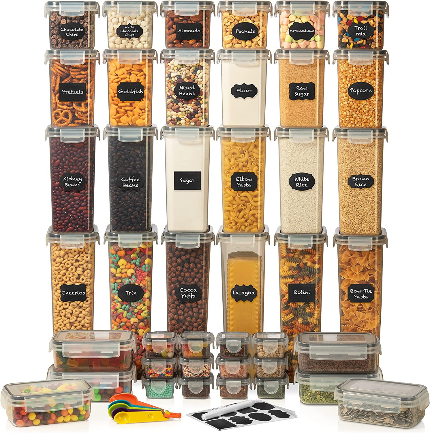 ClearSpace Airtight Food Storage Containers – 42 Pack BPA Free Kitchen ...