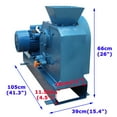 150*125mm Jaw Crusher Grinder Rock Stone Ore Crushing Machine Electric ...