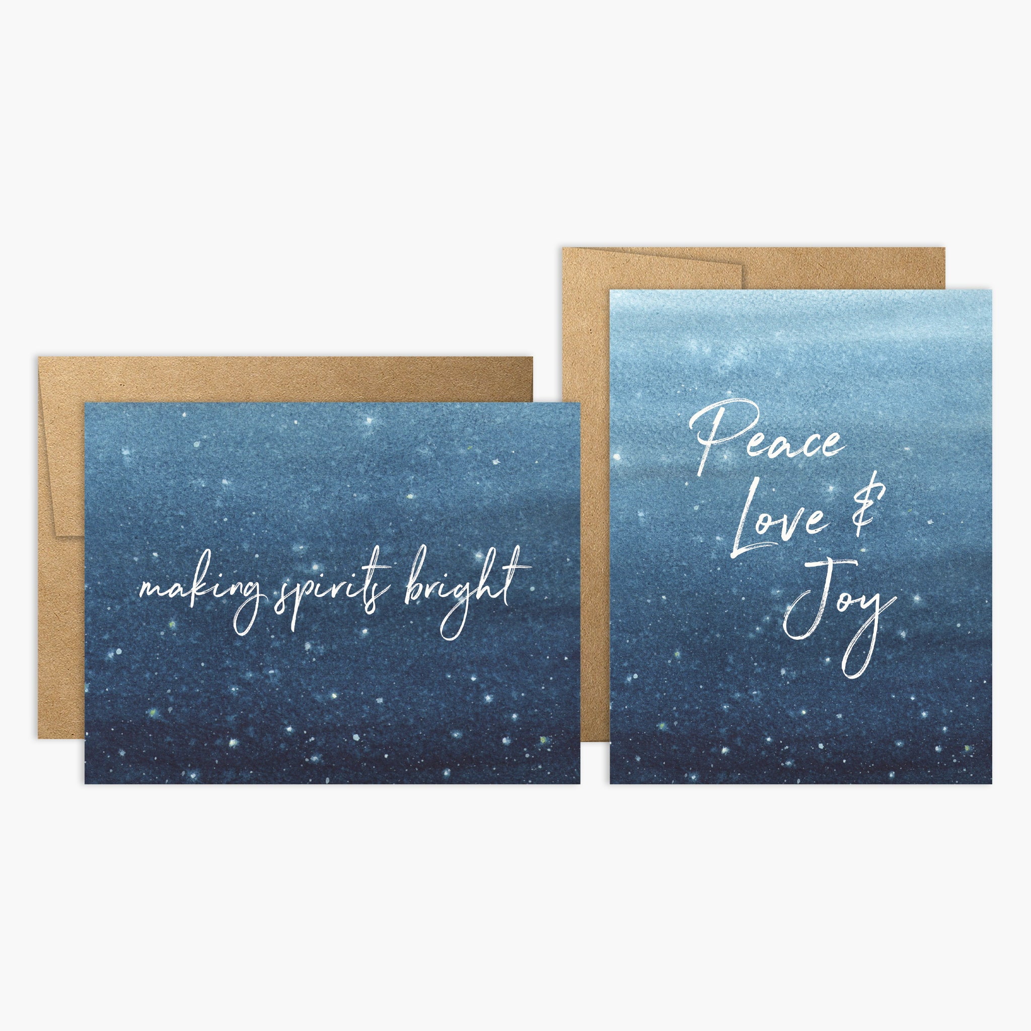 Midnight Snow Holiday Card Set - Walmart.com