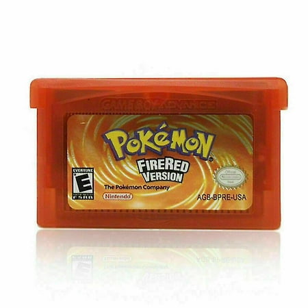 Pokemon Advance Cartridge Game Cards Firered Leaf Emerald Nintendo Gba ...