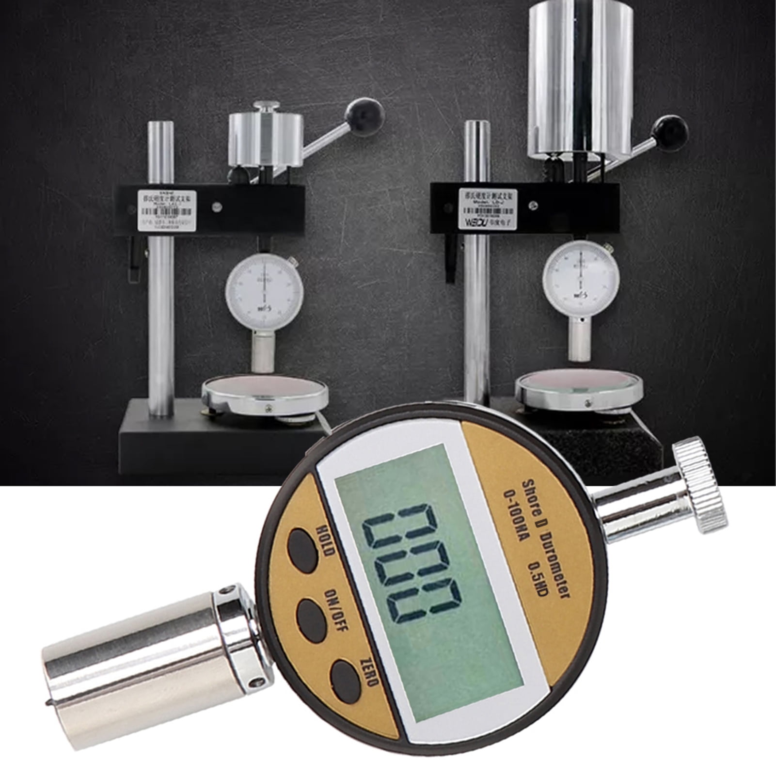 Buy Digital Durometer Meter, Easy Reading Electronic Hardness Tester ...