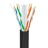 Big-A - Bulk Cat6 Cable 1000ft 23AWG Solid 4 Pair, Cat 6 Ethernet Cable ...