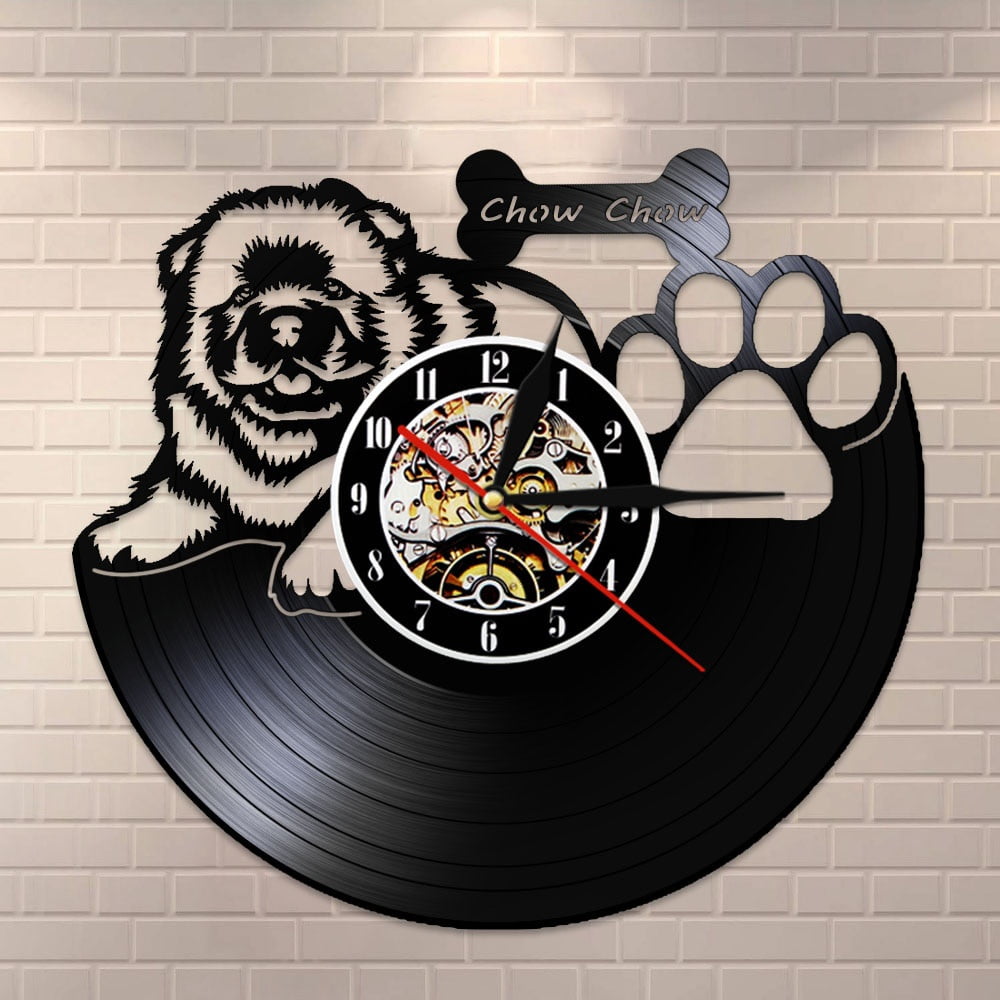 Chow Chow Vintage Vinyl Record Wall Clock Songshi Quan Chowdren LP ...