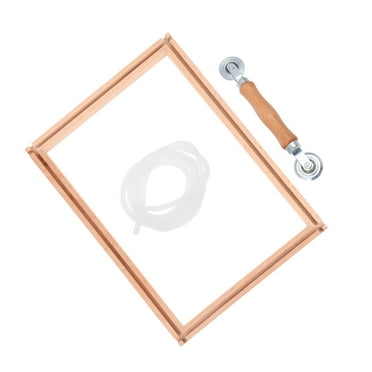 Adjustable Stitch Rack, 360Degree Rotation Turntable Wood Embroidery ...