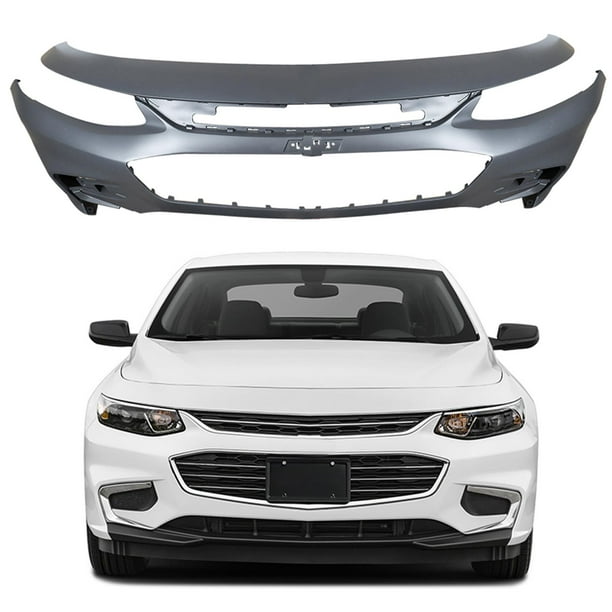 LABLT Primered Front Bumper Cover W/LED Running Lamps for 2016-2018 ...