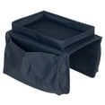 Trademark 1pc Black 6 Pocket Arm Rest Organizer w/ Table-Top - Walmart.com