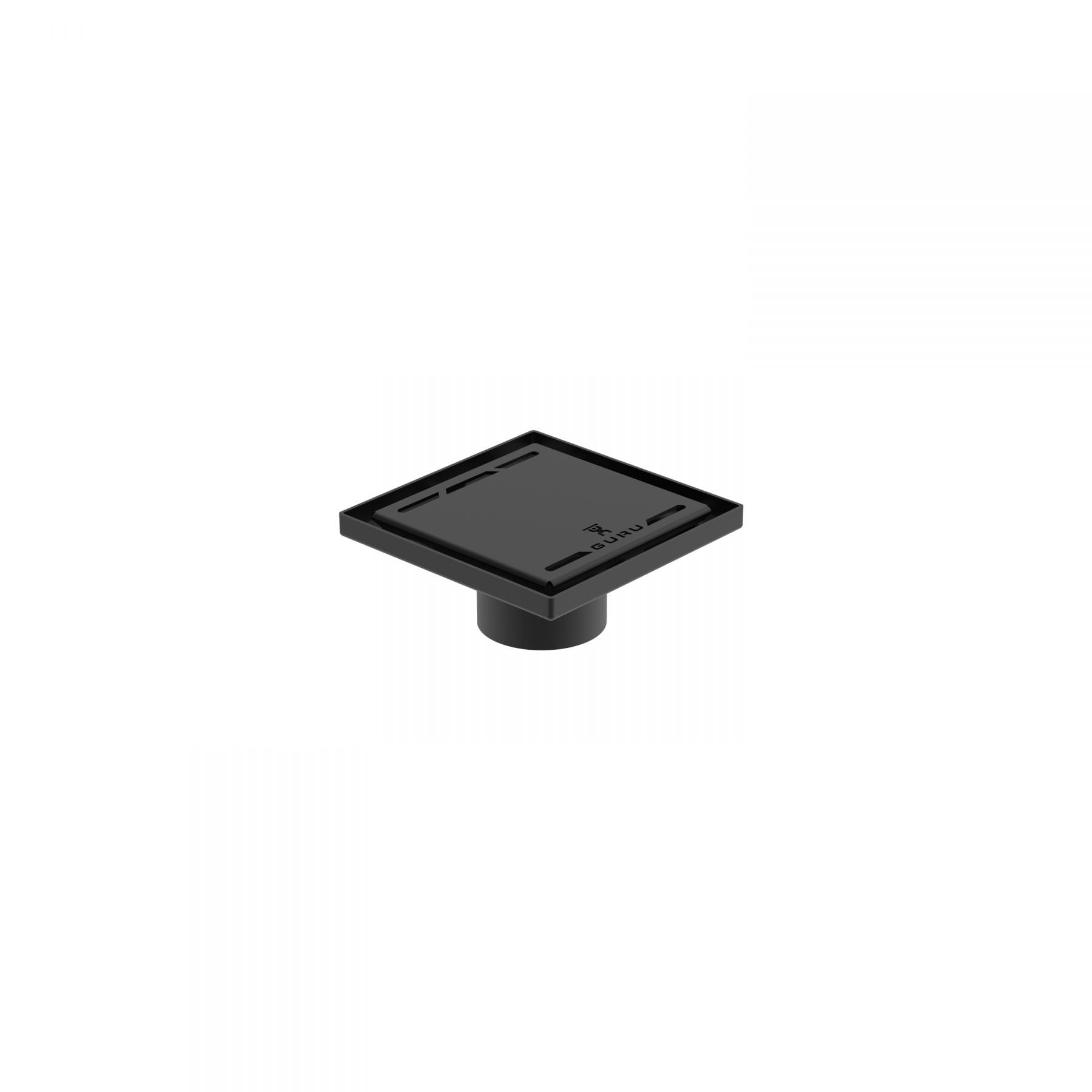 Evolux 4-1/2" Square Lisa Nero Drain Grate - Walmart.com