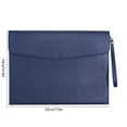 File Folder Document Holder with Hanging Strap PU Leather Waterproof ...