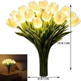 Beforeyayn Sparkling LED Pink Flower Vase, Romantic Night Light Never ...
