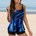 Modest Tankini Swimsuits For Women Two Piece Bathing Suits Floral Print