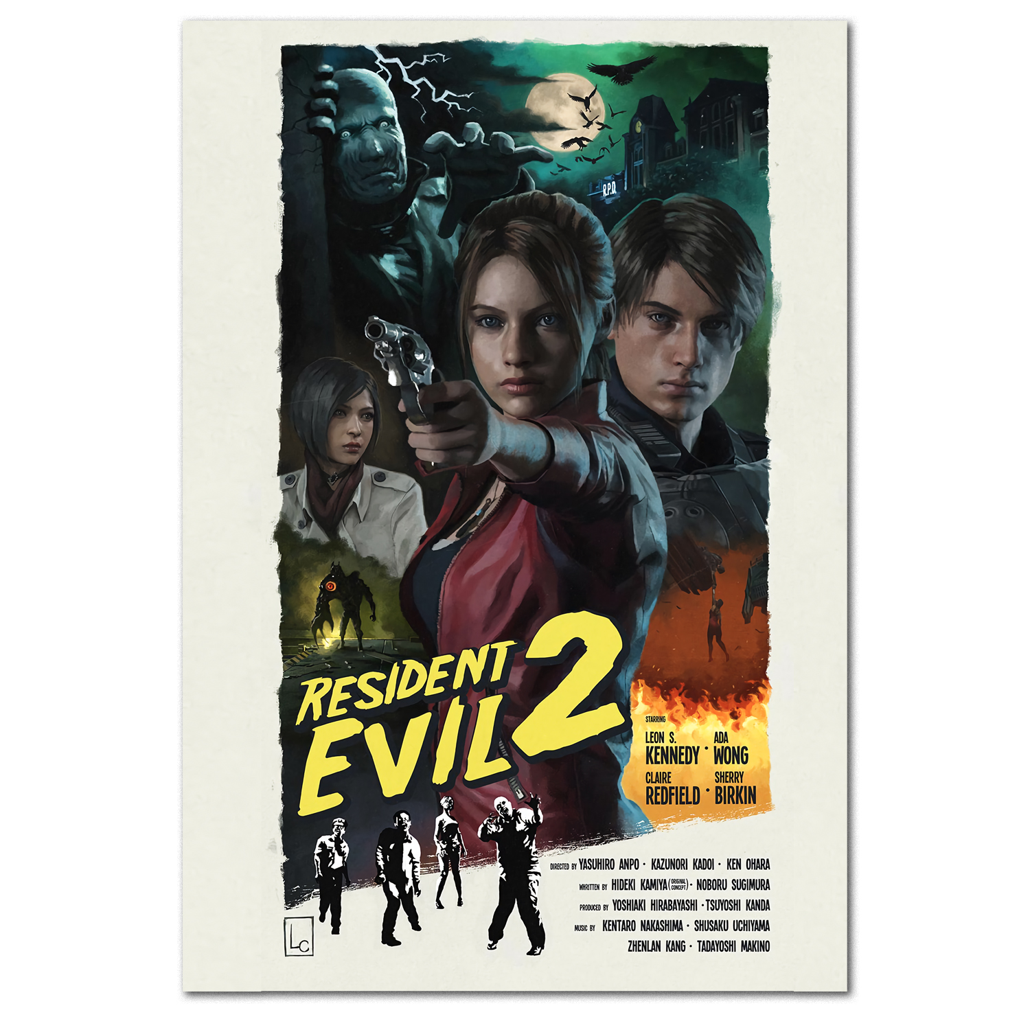 Resident poster Metal Sign 8inx 12in Art Print on Metal 8x12 Multi ...