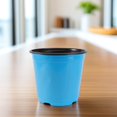 Tineasur Plastic Flower Pot Thicken Bucket Pot Large Blue 5 Gallons for ...