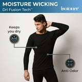 Isotoner Men's Brushed Top and Pants Base Layer Set, 2-Piece - Walmart.com