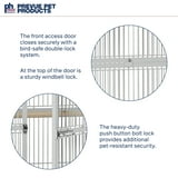 Prevue Pet Large Wrought Iron Parrot Cage, Suitable for Cockatiel ...