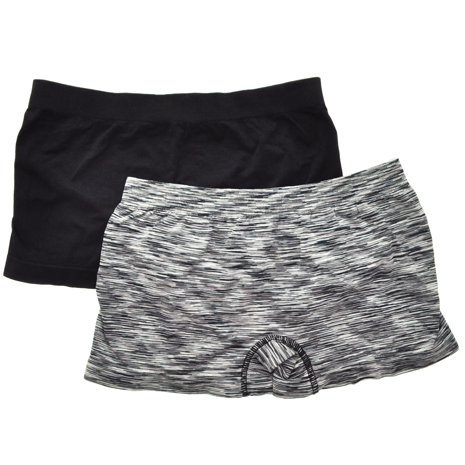 Womens Nylon Seamless Boxer Shorts (2 Pack) - Walmart.com