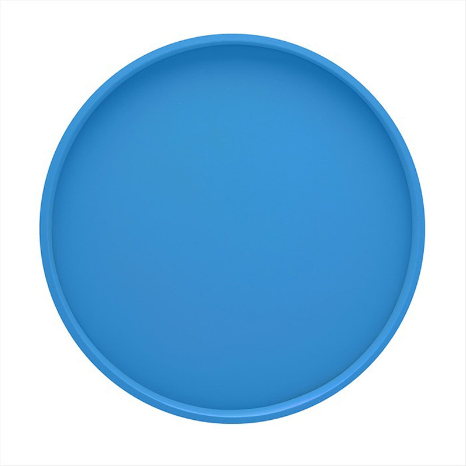 Kraftware 12230 B. C. Process Blue 14 Inch Round Serving Tray - Walmart.com