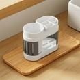 Toothbrush Shelf Sink Tooth Cup Holders Mouthwash Cup Storage Home ...