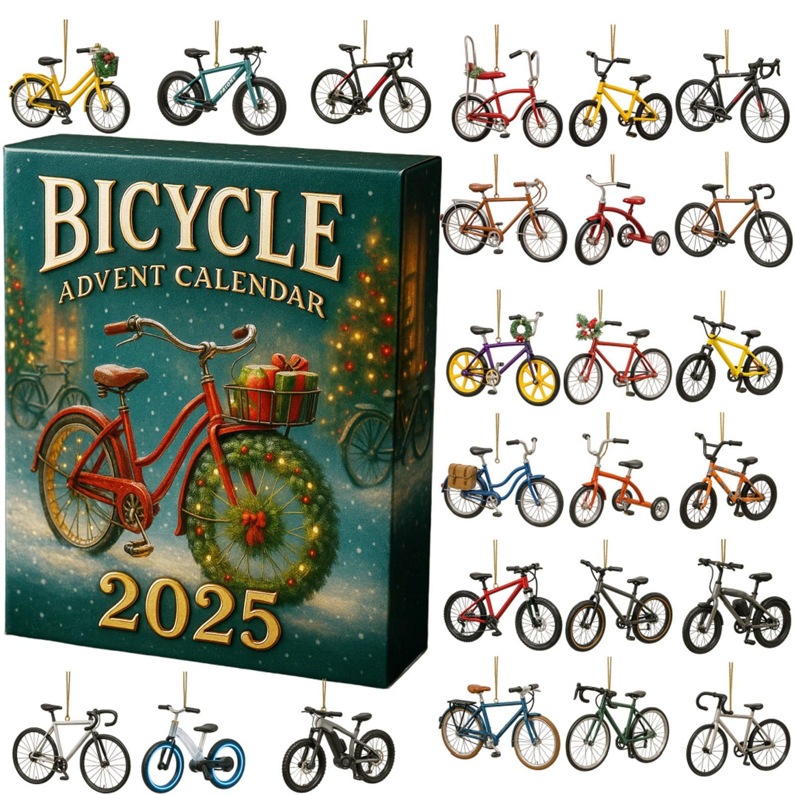 Click here for Socisucc Bicycle Themed Advent Calendar 2025 Decor... prices