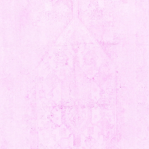 Ahgly Company Machine Washable Indoor Square Solid Pink Modern Area ...