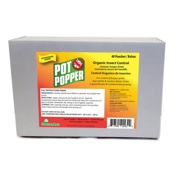 Pot Poppers 40 Pack Nematodes - Walmart.ca