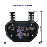 Football Back Plate Lower Back Pads for Football Players Rear Protector ...