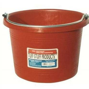 Tuff Stuff 5 Gal. Blue Poly Flat Back Bucket KMC-FB100BL - Walmart.com