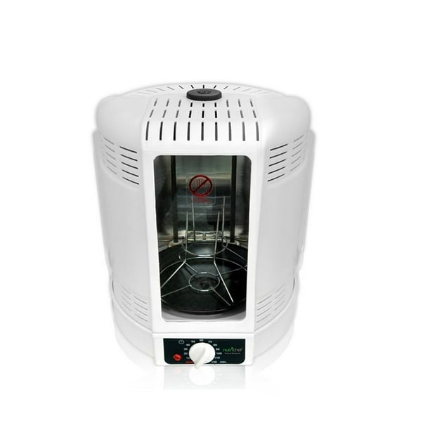 NutriChef Vertical Countertop Rotisserie Rotating Oven - White ...