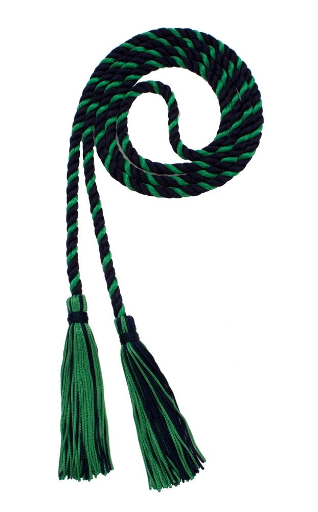 Graduation Honor Cord - NAVY / KELLY - Every School Color Available ...