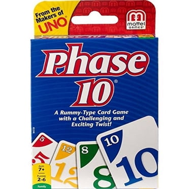 Mattel Phase 10 Card Game 2-Pack for Grade School Classrooms - Walmart ...