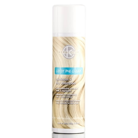 5 oz , Keracolor Color Me Clean Platinum + Dry Shampoo, hair scalp ...