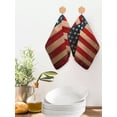 American Flag Dish Towels Set, Waffle Weave Kitchen Towels 3 Pieces ...