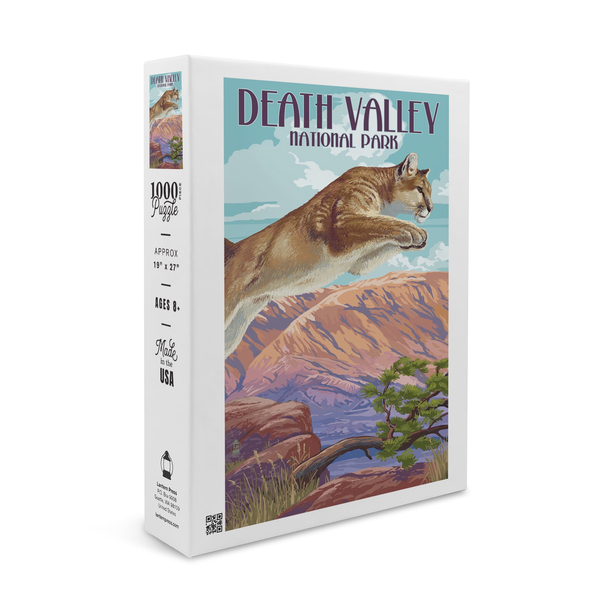 Death Valley National Park, Cougar Scene, Painterly Series (1000 Piece ...