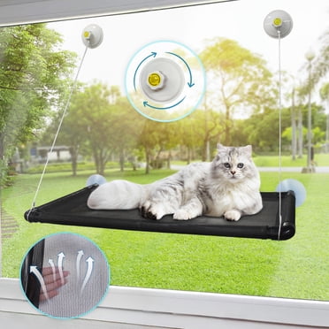 Semfri Mounted Large Shelf Cat Window Perch for Sill Pets Kitty Window ...