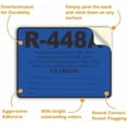 R448A HVAC/R Labels R-448A Refrigerant ID Labels Cerification Tag ...