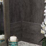 Palisade Interlocking Vinyl Waterproof Wall/Backsplash Tiles for ...